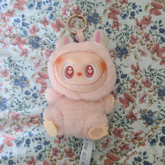 Labubu | Toys | Fake Pink Labubu With Heart Eyes | Poshmark